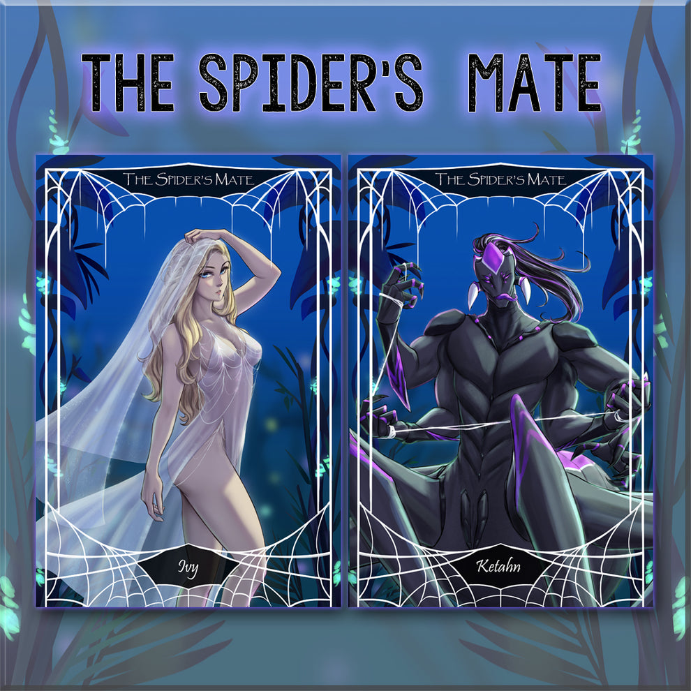The Spider's Mate Foiled Character Cards – Tiffany Roberts®